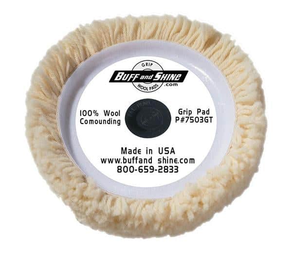Buff and Shine Wool 4 Ply Twist Grip Pad 7.5 inch – Detailing World Memphis