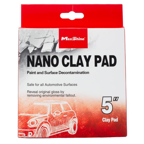 MaxShine 5 Inch Nano Clay Decontamination Pad – Detailing World Memphis